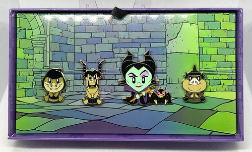 Disney WDI aDorbs 2024 Maleficent and Goons LE 300 Box Pin Set | eBay