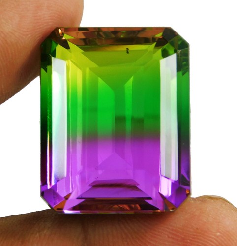 Natural 82.95 Ct Brazilian Watermelon Tourmaline Emerald Shape Loose ...