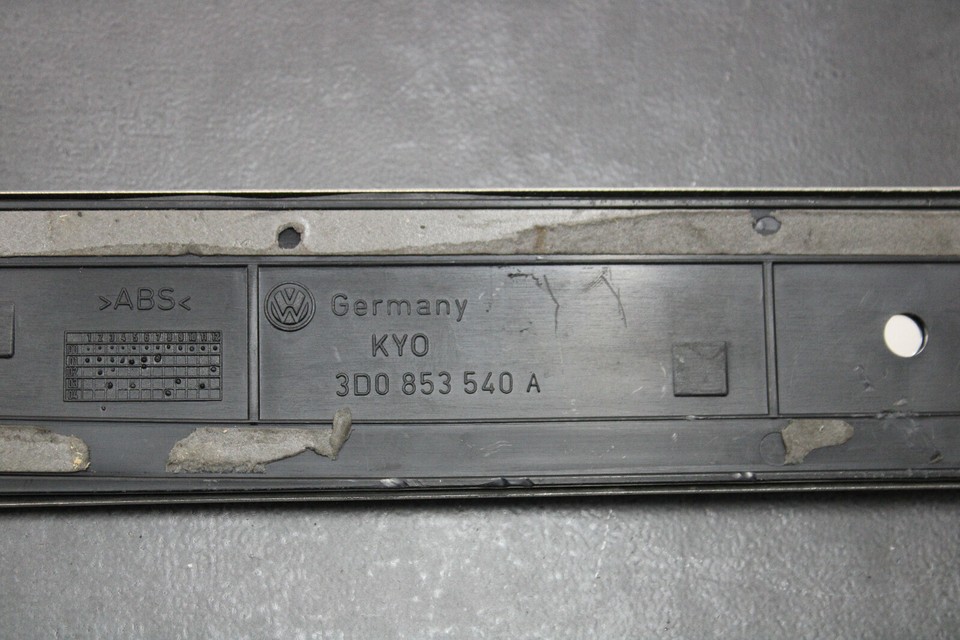 Door Sill Panel 3D0853540A VW Phaeton 3D Cover Rear Right Chrome Trim ...