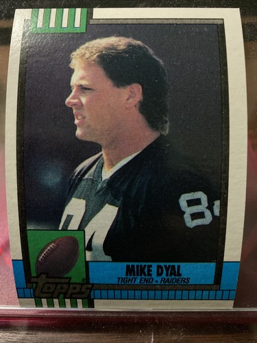 1990 Topps Football Mike Dyal #286 Los Angeles Raiders | eBay