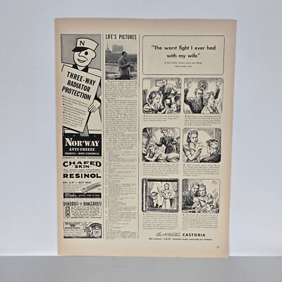 1940 Fletchers Castoria Vintage Ad Childrens Laxative Medicine Health ...