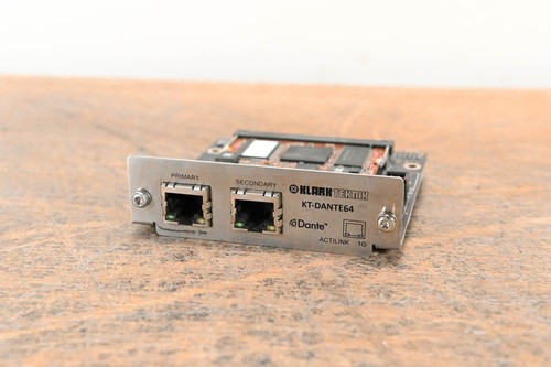 Klark Teknik KT-DANTE64 Audinate Dante Network Module CG01GP0 | eBay