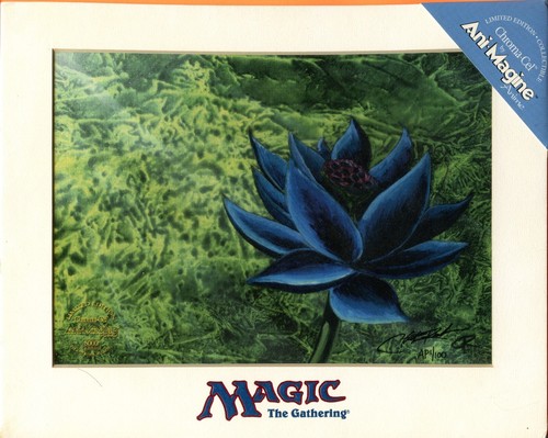 Black Lotus MTG Chroma Cel Art Print Signed By Christopher Rush 1/100 ...
