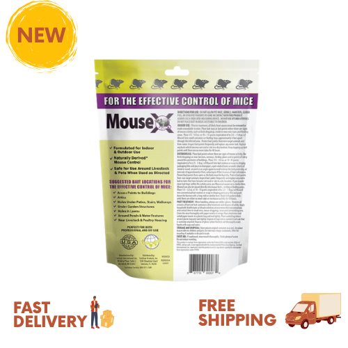 EcoClear 620200-6D MouseX All-Natural Poison Free Humane for Rats and ...