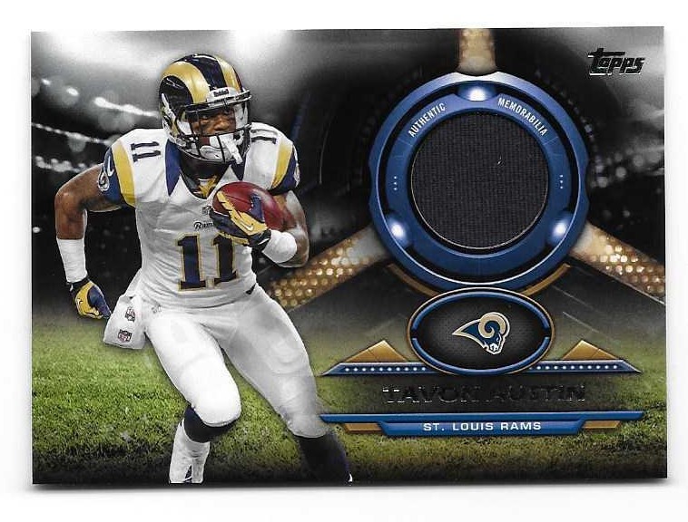 Tavon austin 2014 topps jersey relic card #TR-TA | eBay
