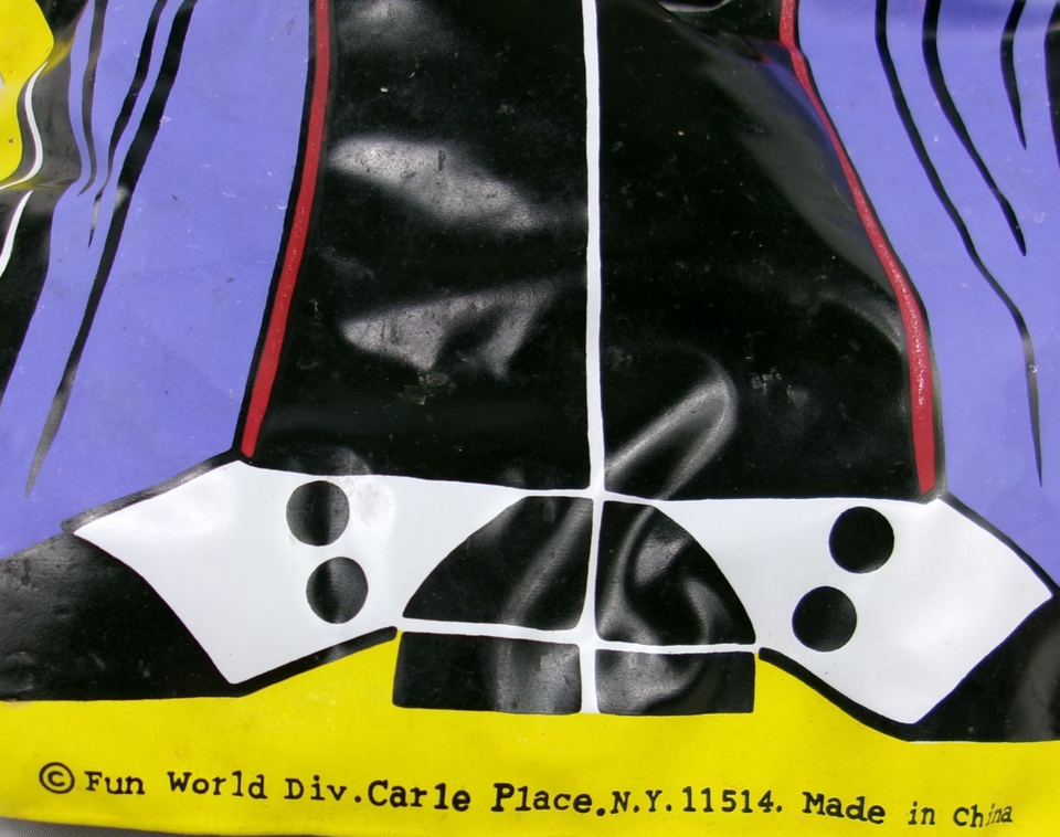 Vintage Dracula Vampire Vinyl Halloween Yard Sign Decor Standee Fun ...