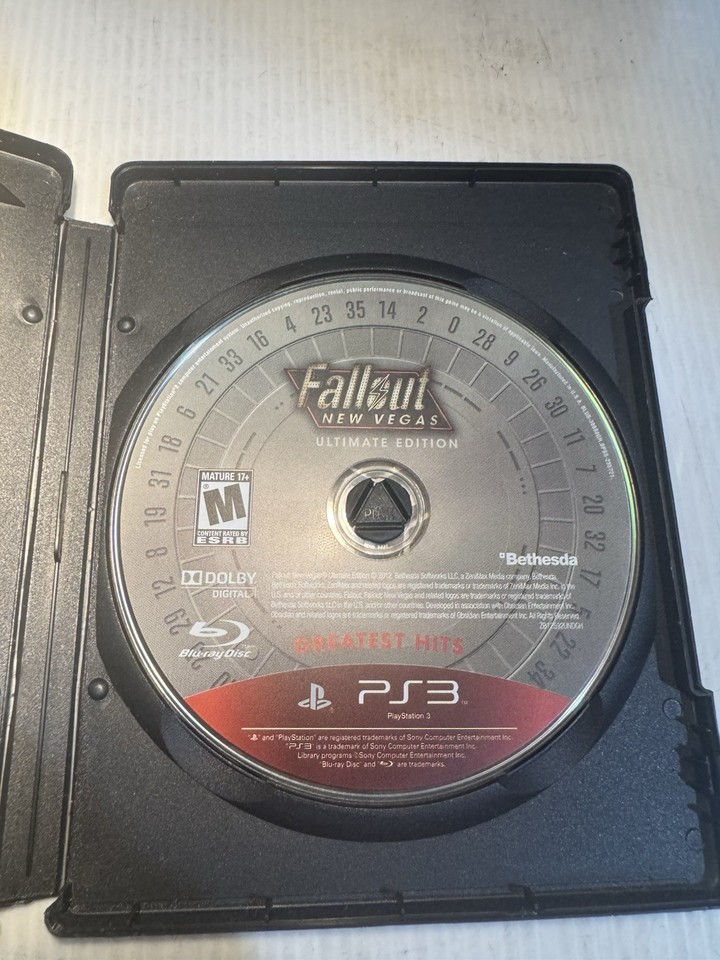 Fallout New Vegas Ultimate Edition (2012) for PlayStation 3 PS3 Disc ...