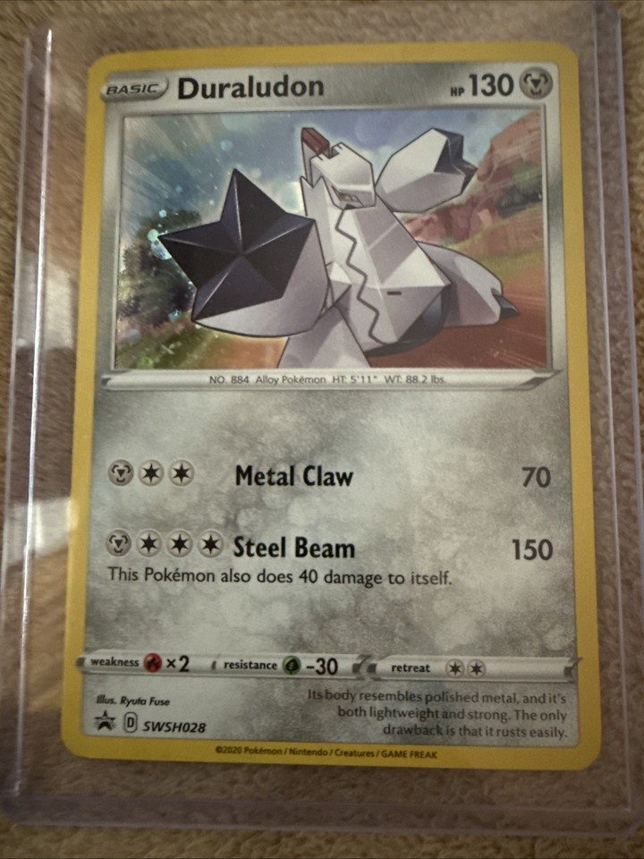 Pokémon Duraludon SWSH028 Promo Cosmic Holo 2020 | eBay