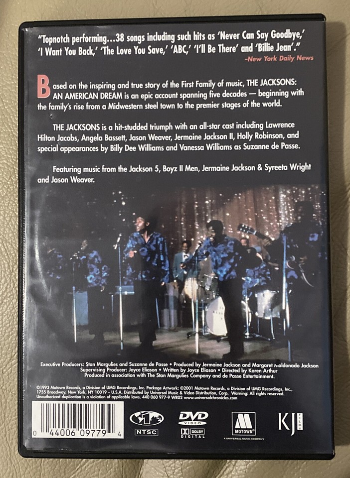 THE JACKSONS AN AMERICAN DREAM COMPLETE MINISERIES BRAND NEW SEALED R1 ...