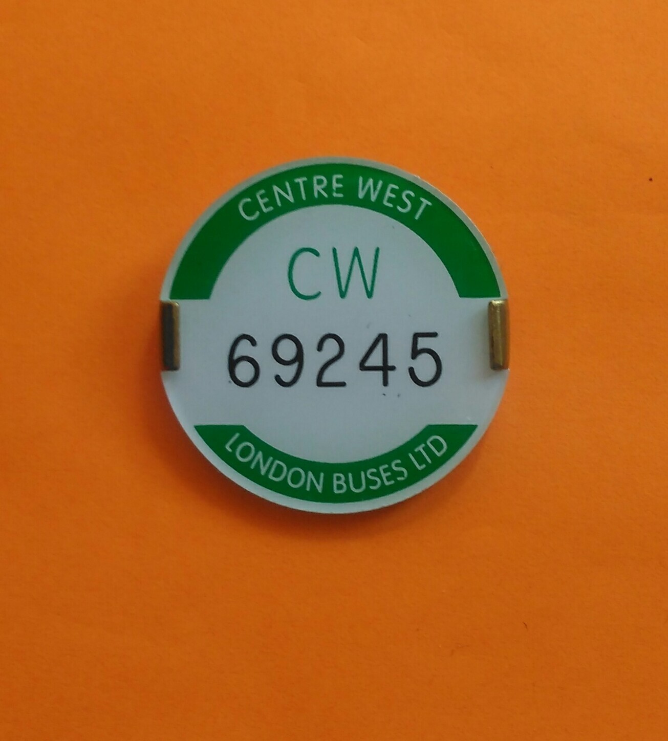 PSV/BUS CONDUCTOR BADGES PCV - LONDON BUSES - CENTREWEST - LT. | eBay UK