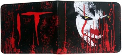 Horror Movie IT Themed Faux Leather Bifold Wallet W/ ID Holder & Coin ...