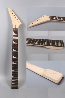 Maple Guitar Neck 22fret 25.5inch Jackson Style Shark Fin Inlay ...
