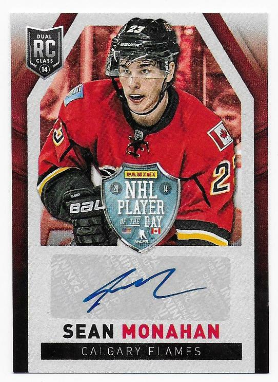 SEAN MONAHAN 2014 Panini Player of the Day AUTOGRAPH Card | eBay