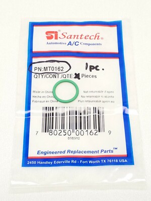 MT0162 Santech Industries A/C #10 Springlock Fitting O-ring - Qty. 1 ...