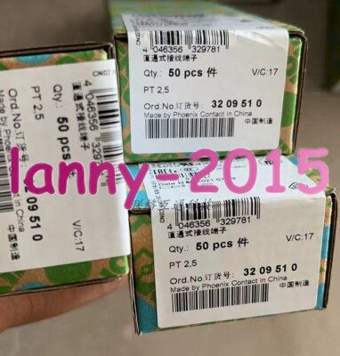 3209510 50 Phoenix contact pt2,5 feed though terminals new in original ...