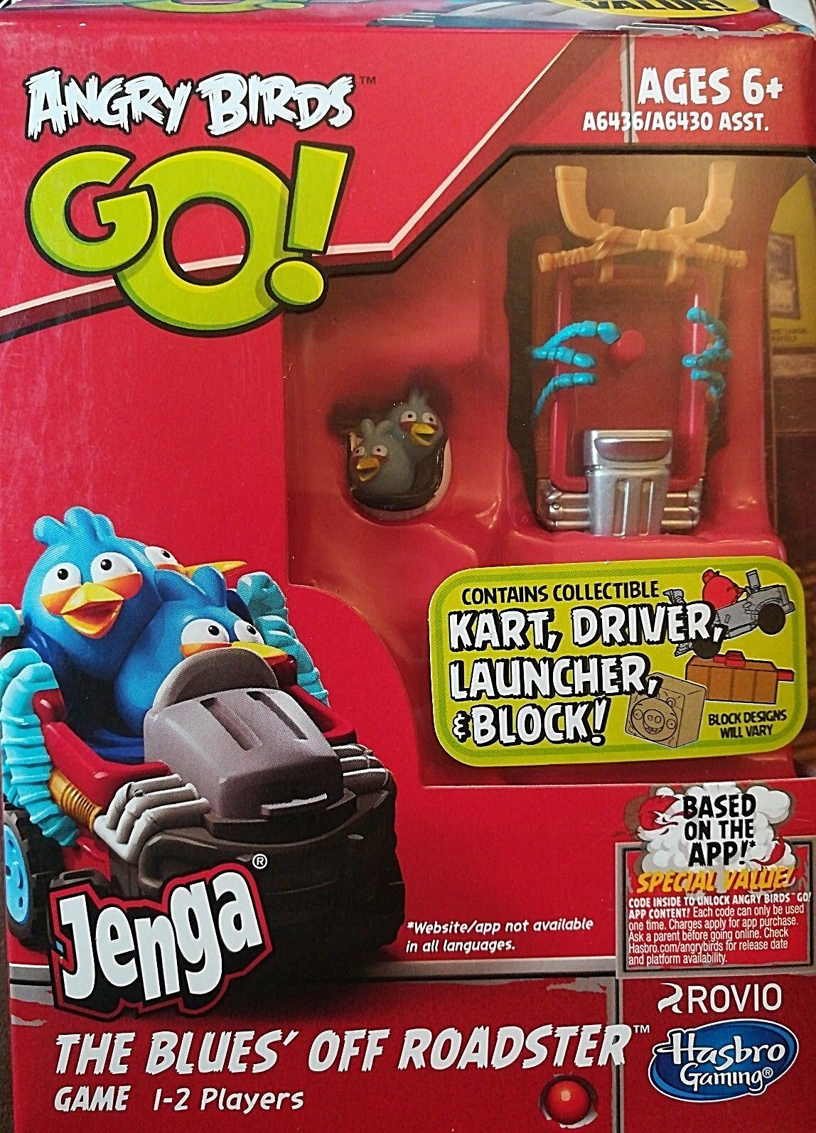 Angry Birds Go Jenga Red