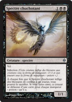 Spectre chuchotant / Whispering Specter FRENCH EX New Phyrexia magic ...