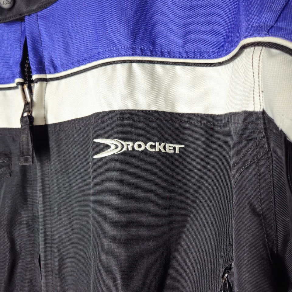 Joe Rocket Ballistic Series Motorcycle Jacket 2XL Black Blue Racing ...