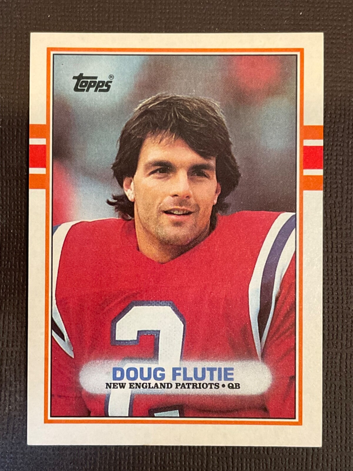 Doug Flutie 1989 Topps Football Card #198- Patriot Heisman Trophy ...