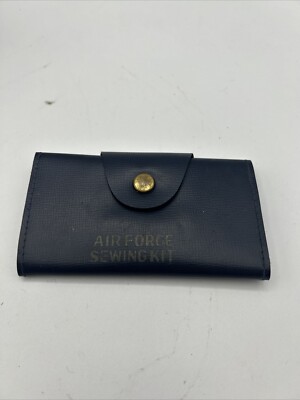 US Air Force Sewing Kit Thread Needle Pin Buttons In Vinyl Case | eBay
