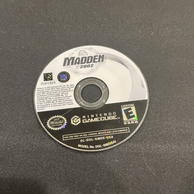 Madden NFL 2002 (Nintendo GameCube, 2001) DISC ONLY | NO TRACKING ...
