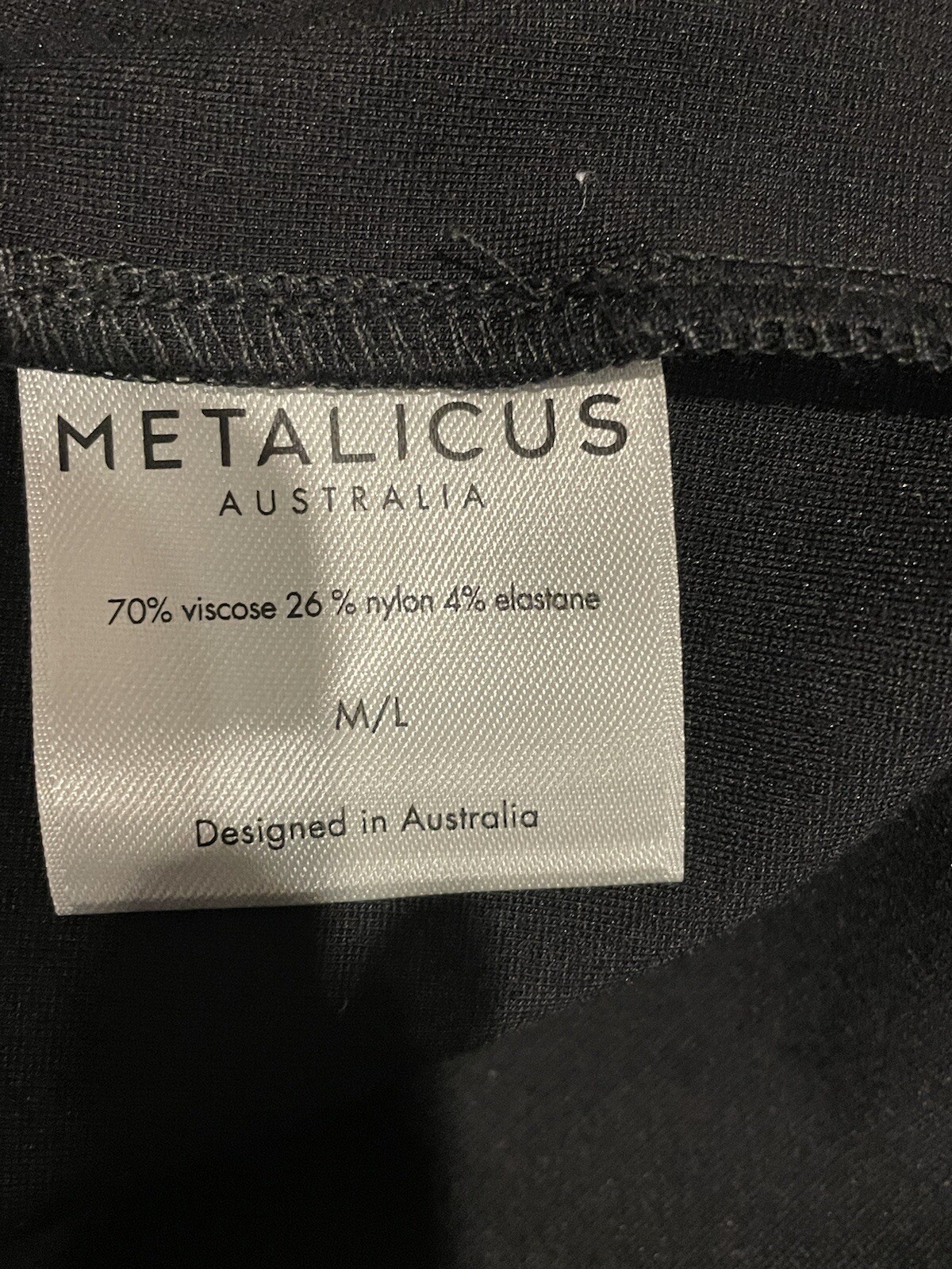 Black Metalicus Jacket New M-L | eBay