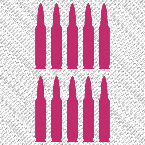 BULLET BULLETS ARMY SPORT WEAPONS DECORATION VINYL DECAL STICKER (B-01 ...