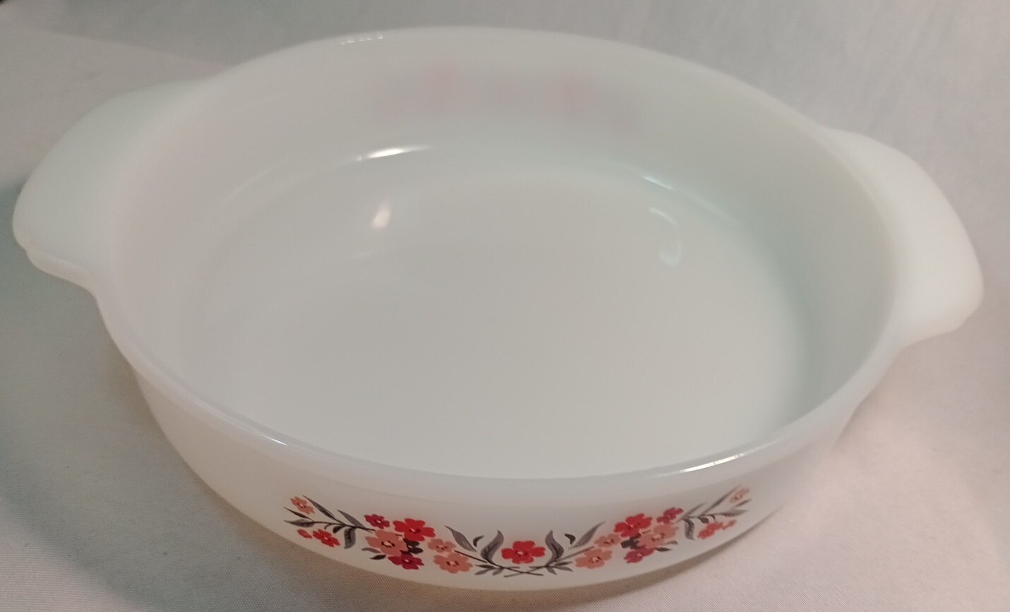 Vintage Fire King 8" Round Baking Dish #450 In Limited Edition Primrose ...