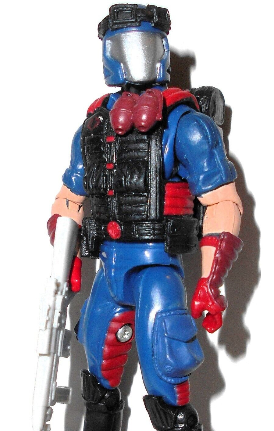 GI joe COBRA VIPER 2007 25th anniversary v16 all black trooper soldier ...