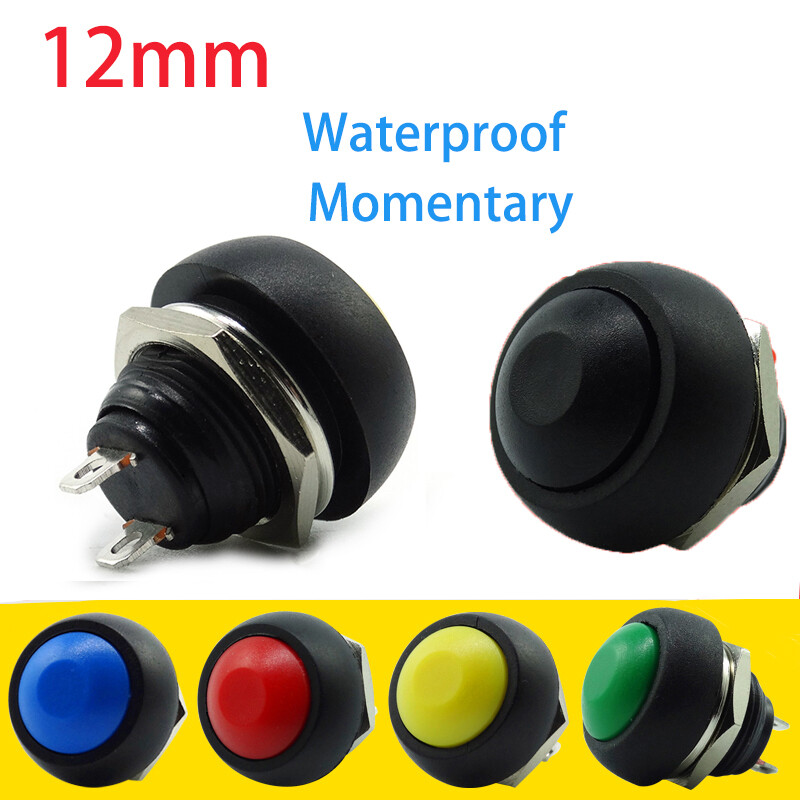 12mm Mini Small Momentary Push Button Switche Round Waterproof Tactile ...