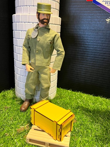 Gi Joe / Action Figure Custom Wood Crate: Large/Yellow -Vr2 | eBay