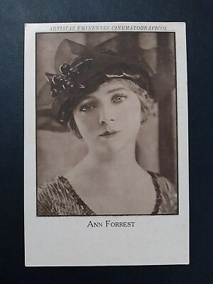 RARE 1920's Silent Film Actress Ann Forrest- Non SPORTS CARDS | eBay