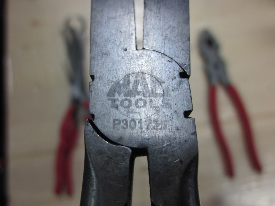 5PC Mac Tools Long Reach Pliers, 2 Hose Grip, Needle Nose Flat Wire ...