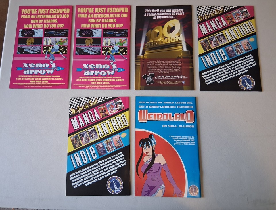 Wild Zoo Radio Comix 2000. Issues #3-#8. Adult Rare Comics 1st Print ...