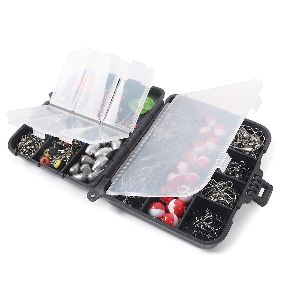 263pcs Fishing Accessories Set Fishing Gear Kit Fishing Component W ...