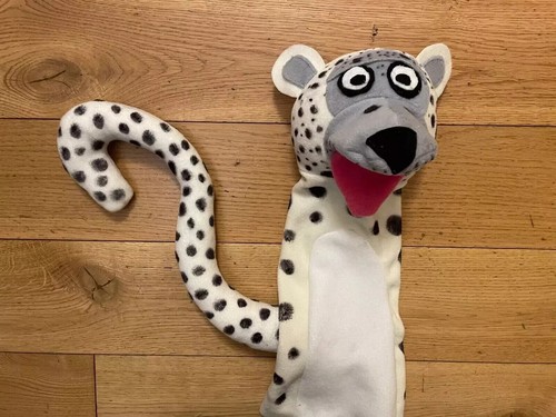 Replica of Rare Vintage Snow Leopard Puppet as seen in Baby Einstein | eBay