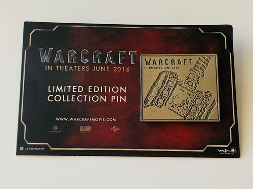 Blizzard Warcraft Movie Weta Horde Doomhammer Metal Pin 2016 | eBay