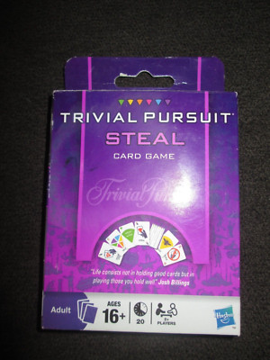 TRIVIAL PURSUIT STEAL CARD GAME family age 16+ by Hasbro NEW | eBay