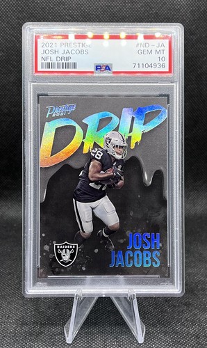 Josh Jacobs PSA 10 #ND-JA NFL DRIP Case Hit 2021 Panini Prestige ...
