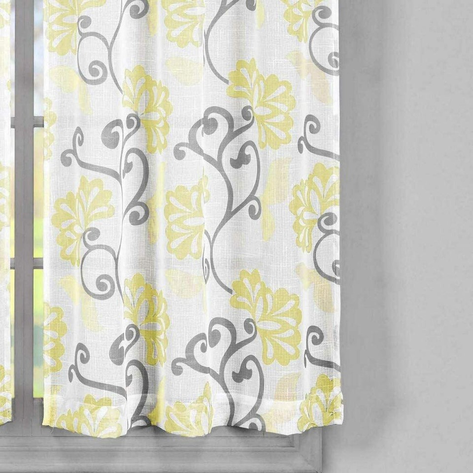 Duck River Textiles 2 Piece/1 Piece Rivietta Faux Linen Kitchen Yellow ...
