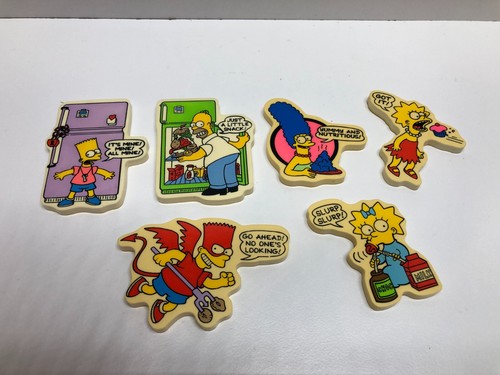 Simpsons 1991 Magnets Vintage Very Good Condition | eBay Australia