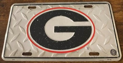 University Of Georgia Bulldogs Booster License Plate UGA | eBay