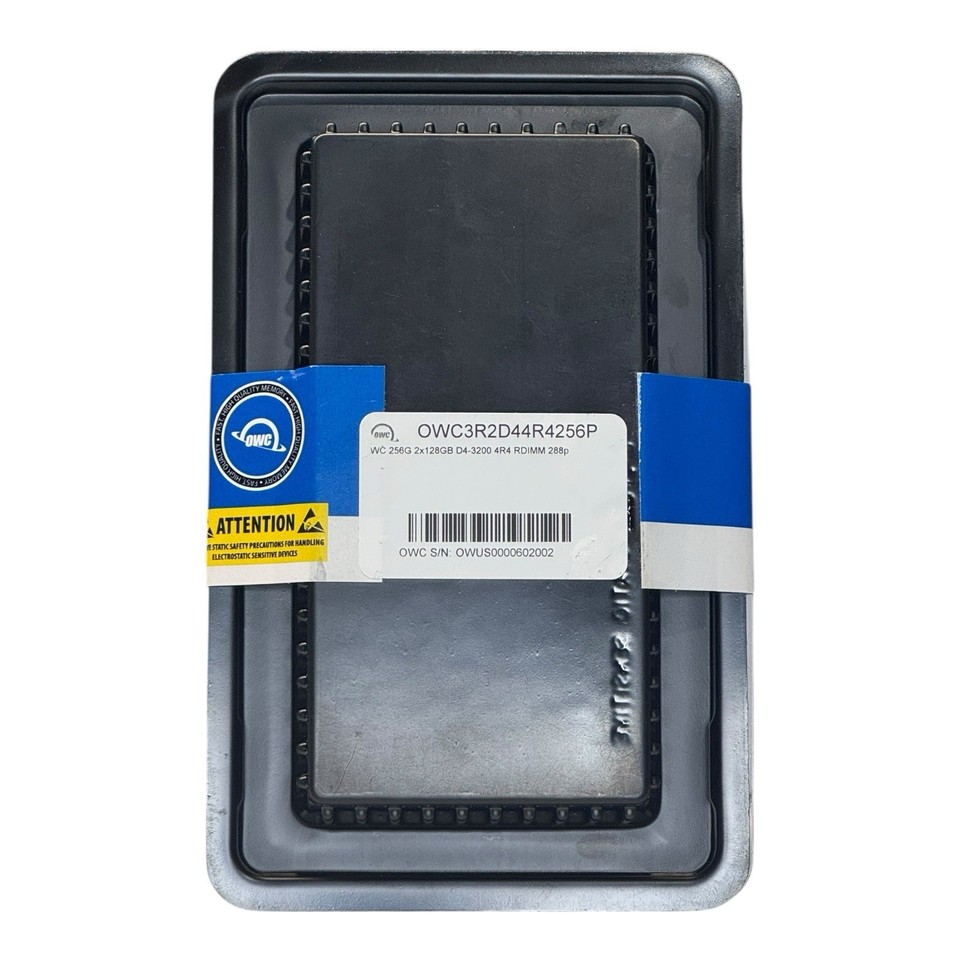 OWC 256GB (2x128GB) DDR4 RAM 3200MHz 4Rx4 ECC Registered RDIMM Memory ...