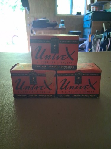 Vintage Univex Model A Camera Lot Of 3! All New! Made In 1933! Original ...