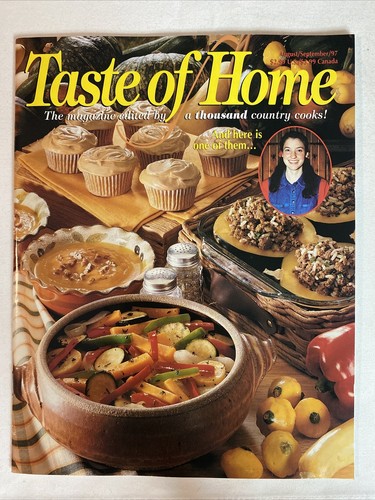 1997 Aug/Sept Taste Of Home Magazine Good For You And Tasty, Too ...