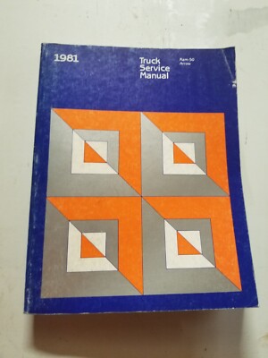 81 Ram 50 Service Manual | eBay
