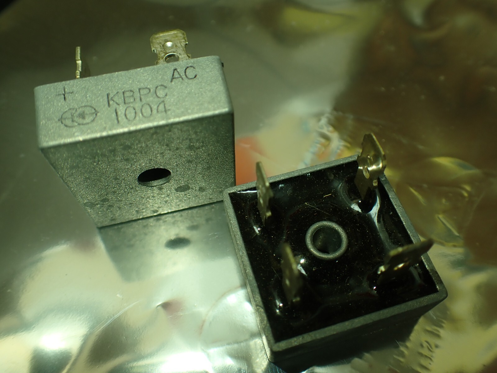 KBPC1004 METAL CASE 400V 10AMP 10A Single-Phase Bridge Rectifier UK ...