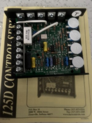 2M510 DART CONTROLS 1HP DC SPEED CONTROL DRIVE, SERIES 125D (NEW) 125DV ...