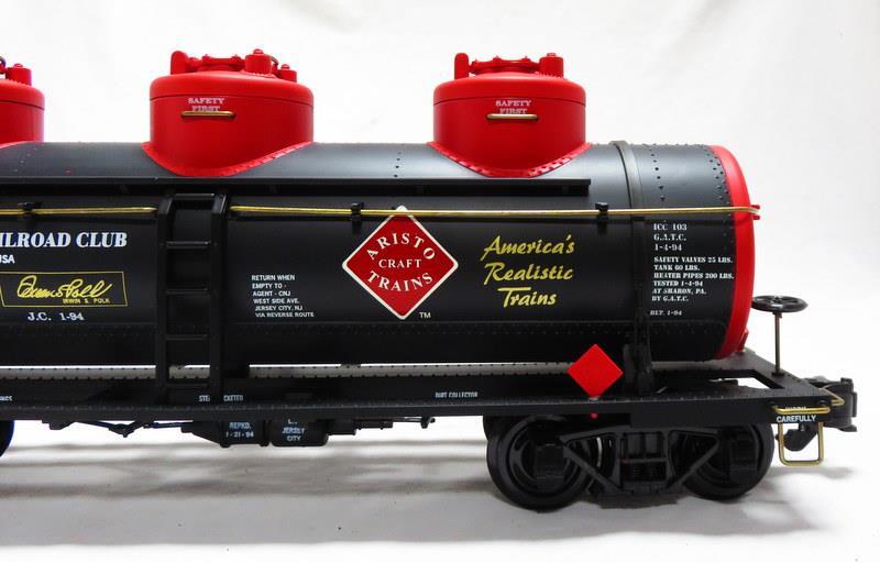 Aristocraft G Scale Triple Dome Tanker Car Railroad Club Special ...