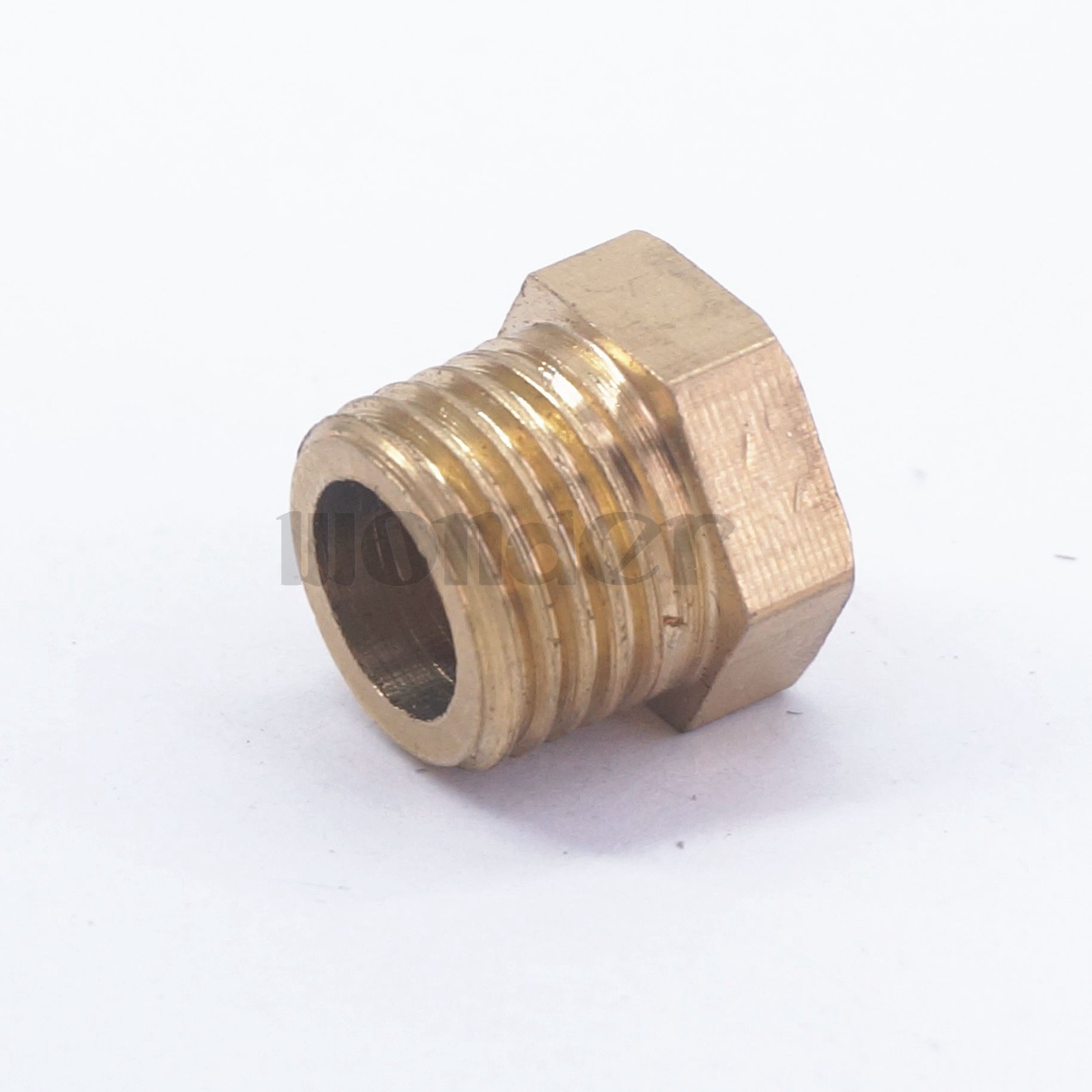 5pcs 1/4" BSP Male Brass Countersunk Plug Hex Head Socket Pipe Fittings ...